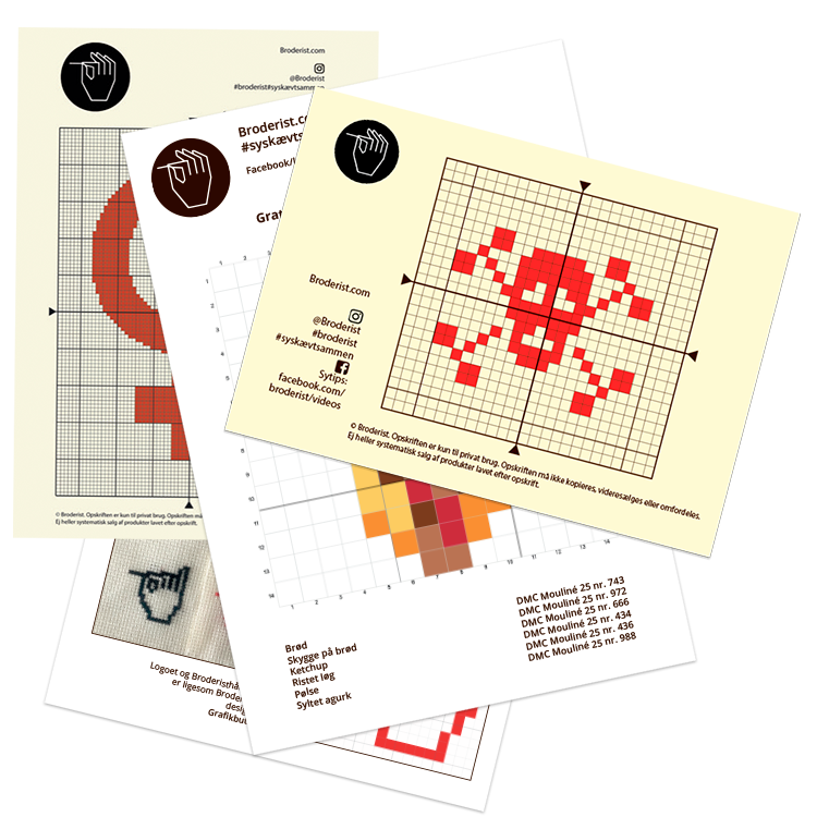 Begynd at brodere | Klik her og download gratis broderimønstre